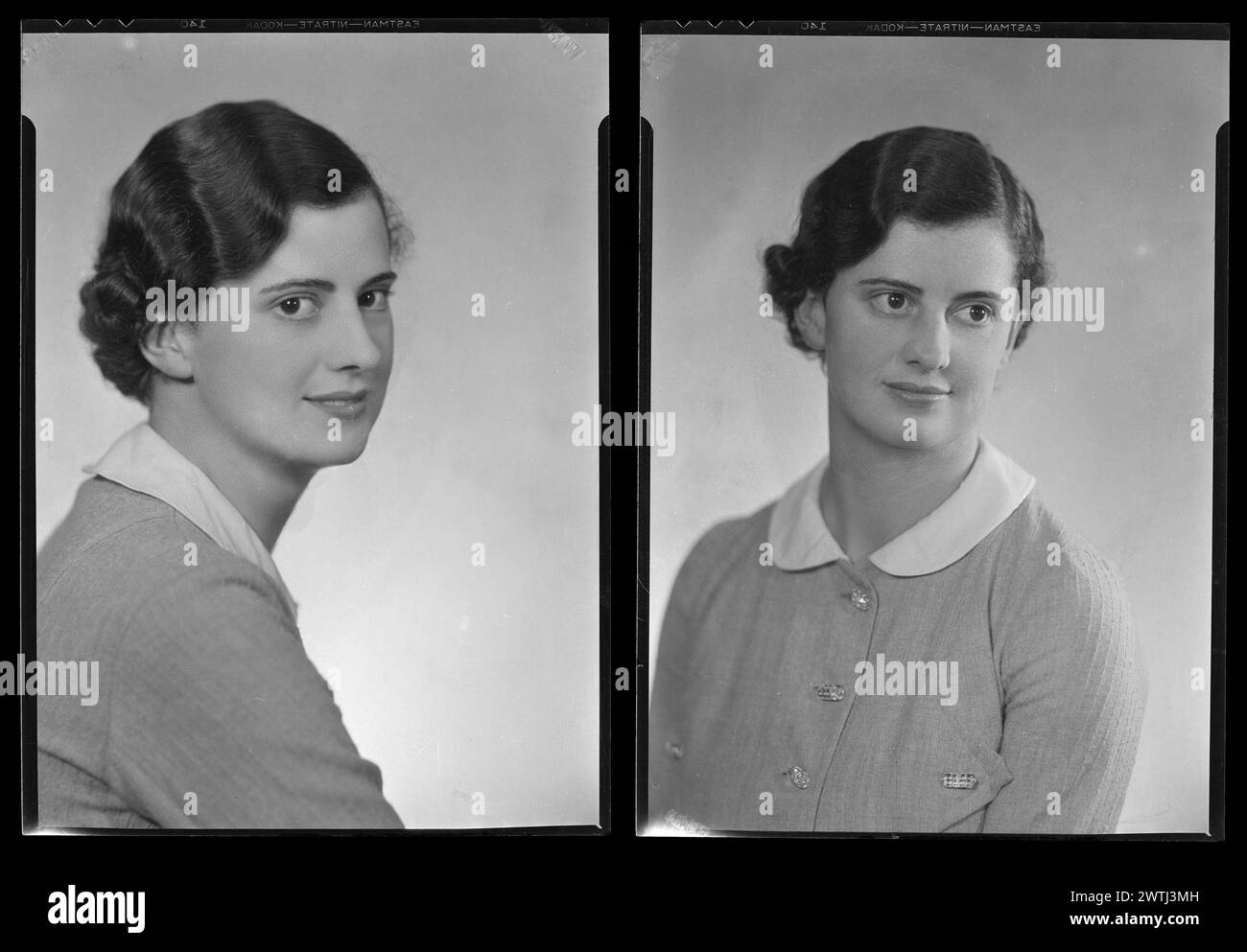 Woman; inscribed 'Dr Boyd-Wilson' Nitrate negatives, gelatin silver ...