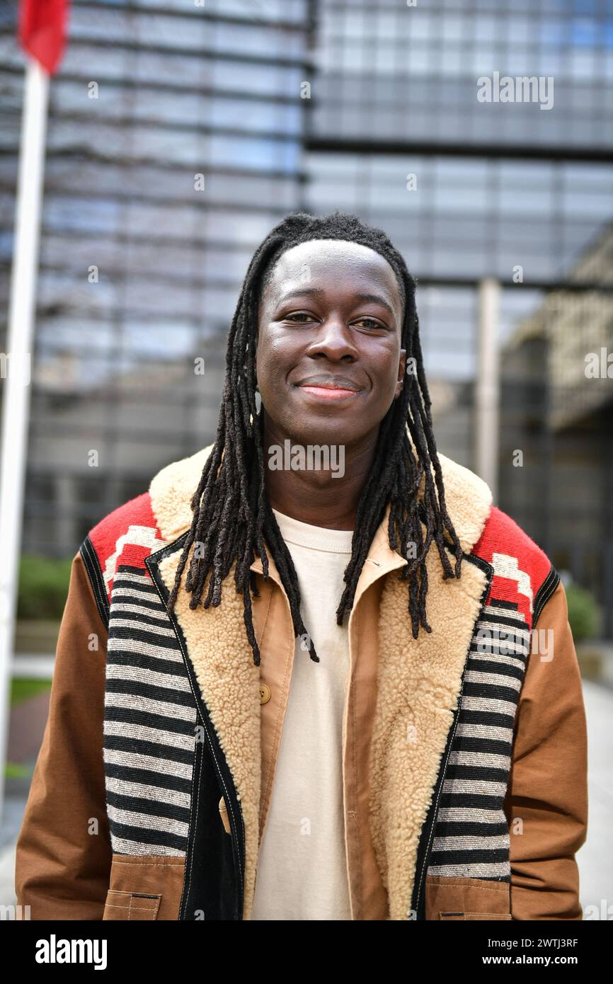 Michelin-starred chef, Mory Sacko arrives for a visit to the 2nd ...