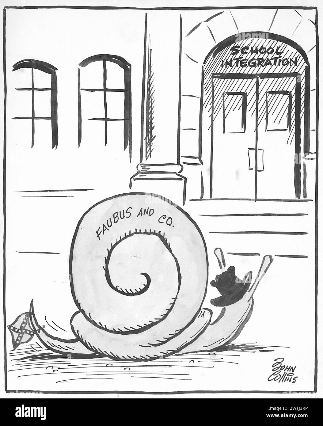 Cartoon - "Creeping like Snail Unwillingly to School". John Collins ...