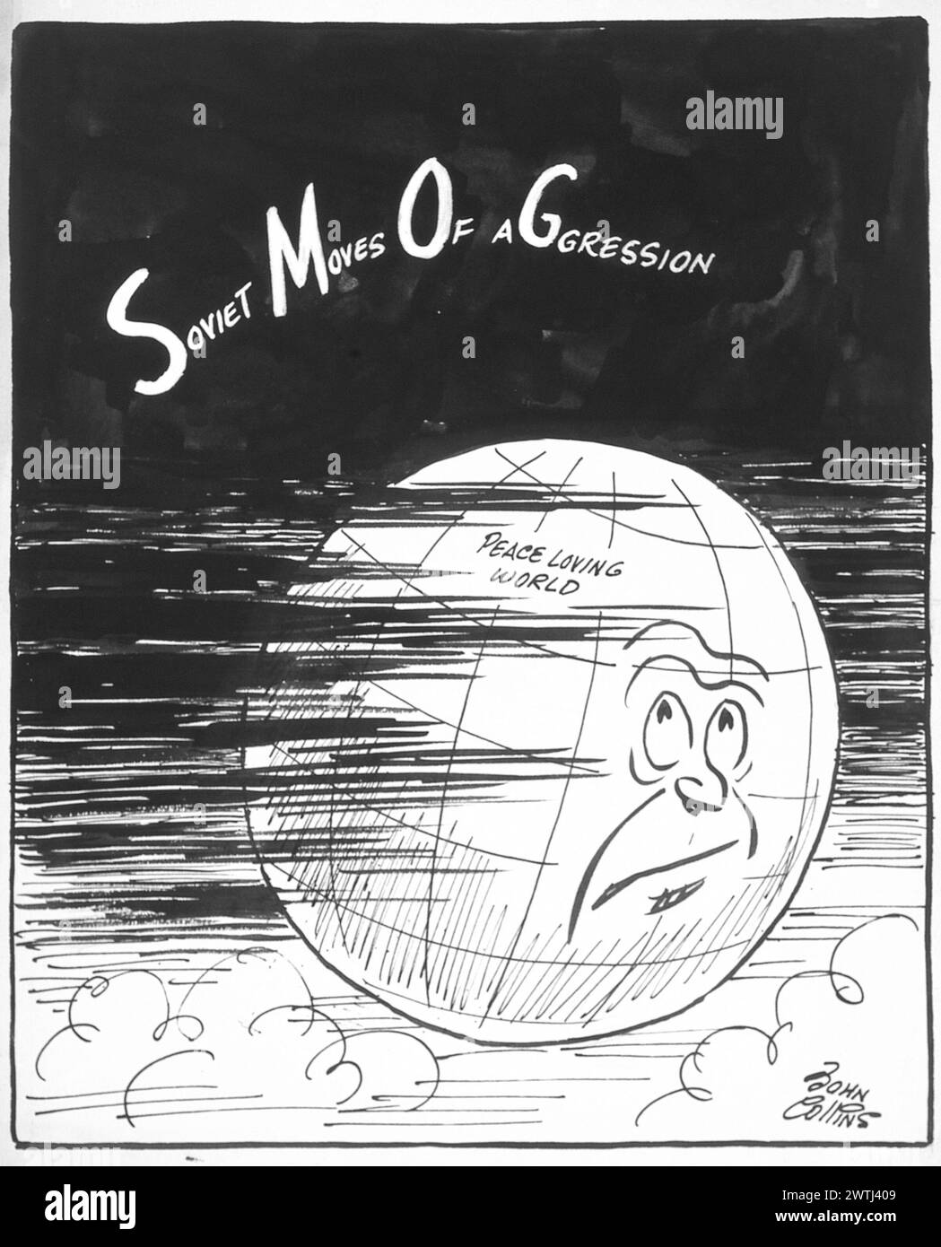 Cartoon - The Smog Doesn't Seem to Lift. John Collins (1917-2007 Stock ...