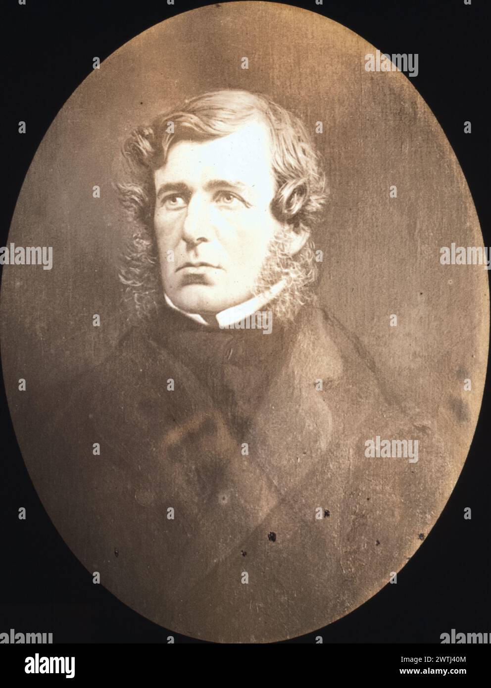 Transparency - Sir Charles Lyell, painting, about 1847, copied about ...