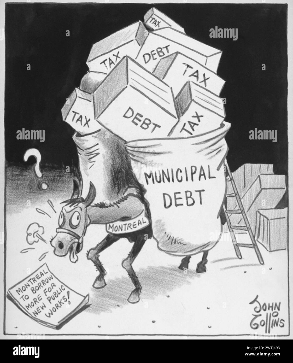 Cartoon - Isn't the Load Big Enough Already ?. John Collins (1917-2007 ...