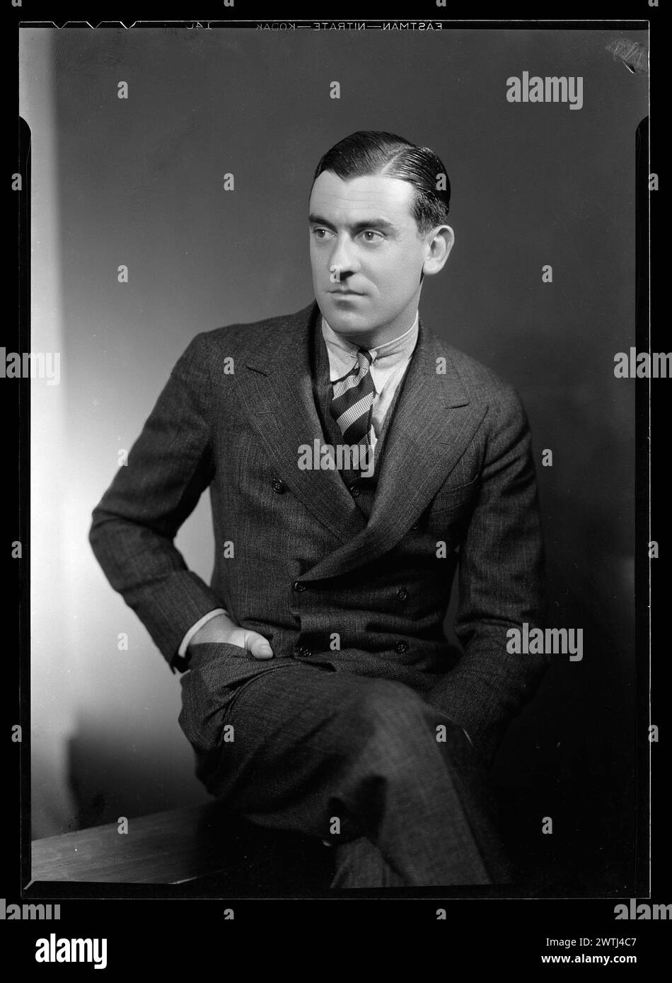 Man; inscribed 'Mr McLarty' Nitrate negatives, gelatin silver negatives ...