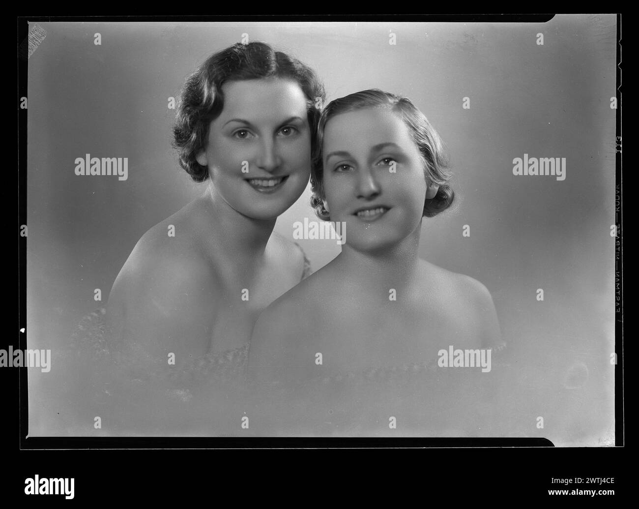 Women; inscribed 'Miss M. Dodds' Nitrate negatives, gelatin silver ...