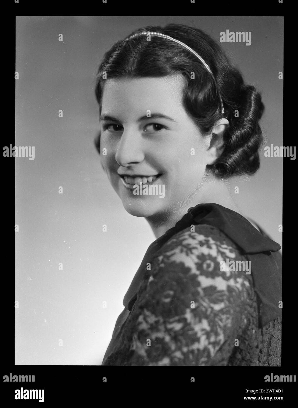 Woman; inscribed 'Miss B. Peacock' gelatin silver negatives, black-and ...