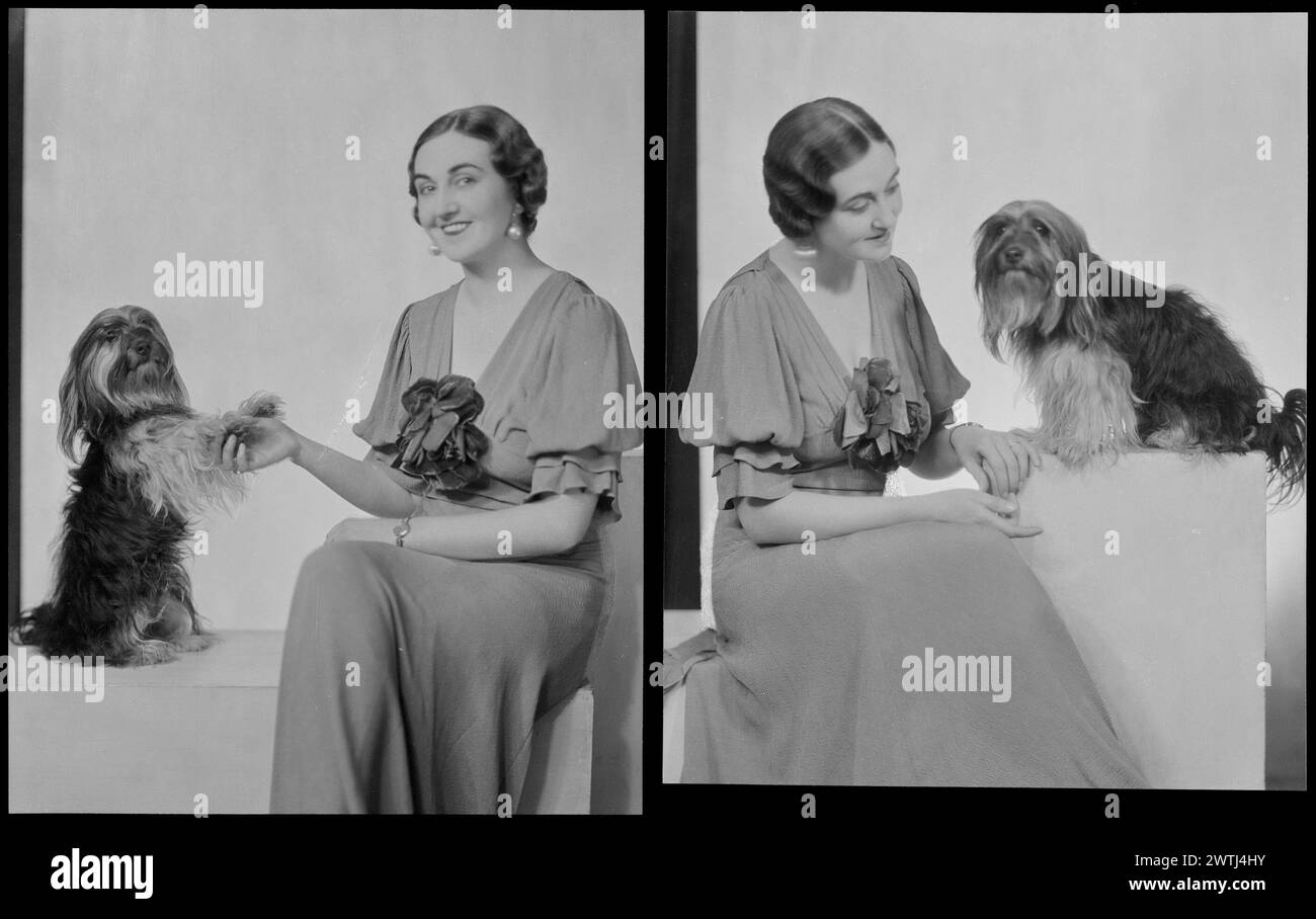 Woman; inscribed 'Mrs Forbes' gelatin silver negatives, black-and-white ...