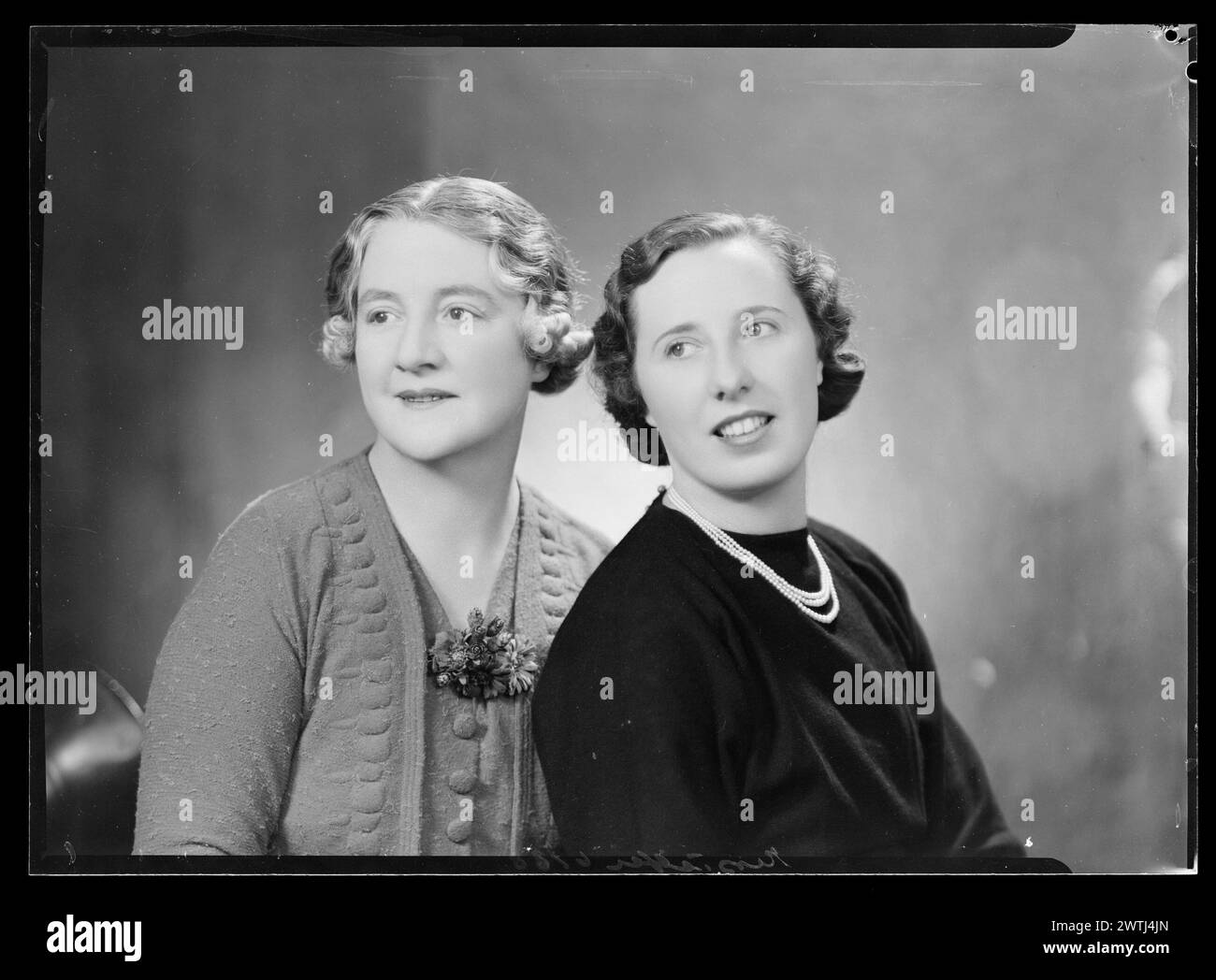 Miss Sarah Vezey Telfer (known as Vera) black-and-white negatives ...