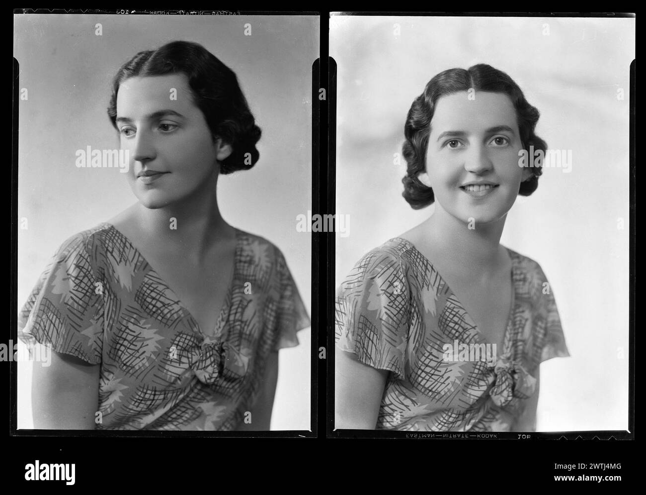 Woman; inscribed 'Miss C. Grigor' Nitrate negatives, gelatin silver ...