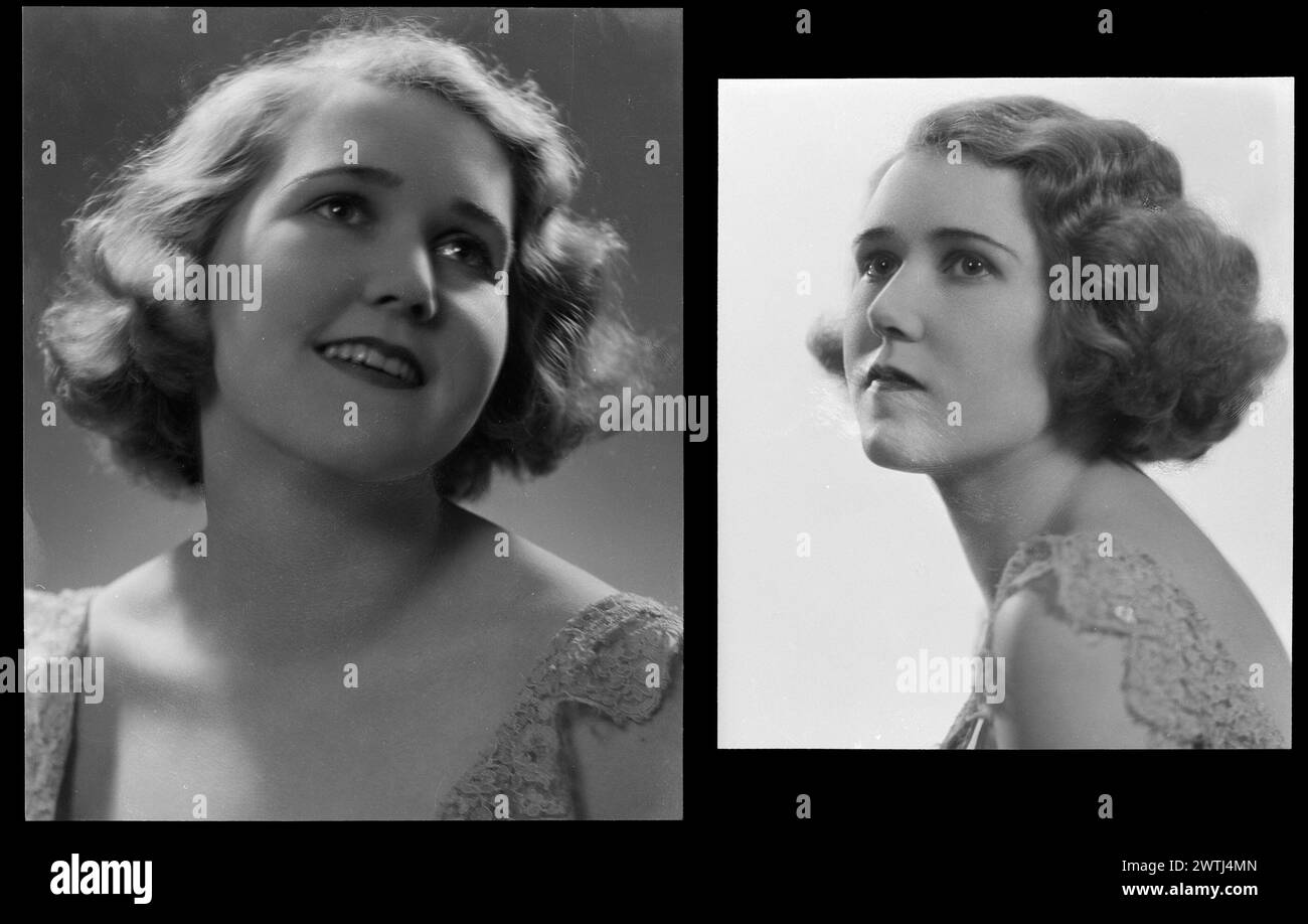 Woman; inscribed 'Miss Janet Knight' gelatin silver negatives, black ...