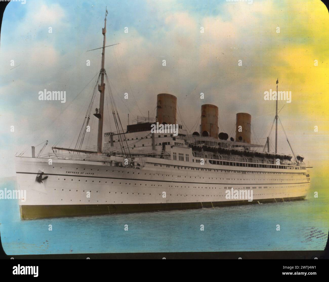 Transparency - S.S. "Empress of Japan", Canadian Pacific Steamship Line ...