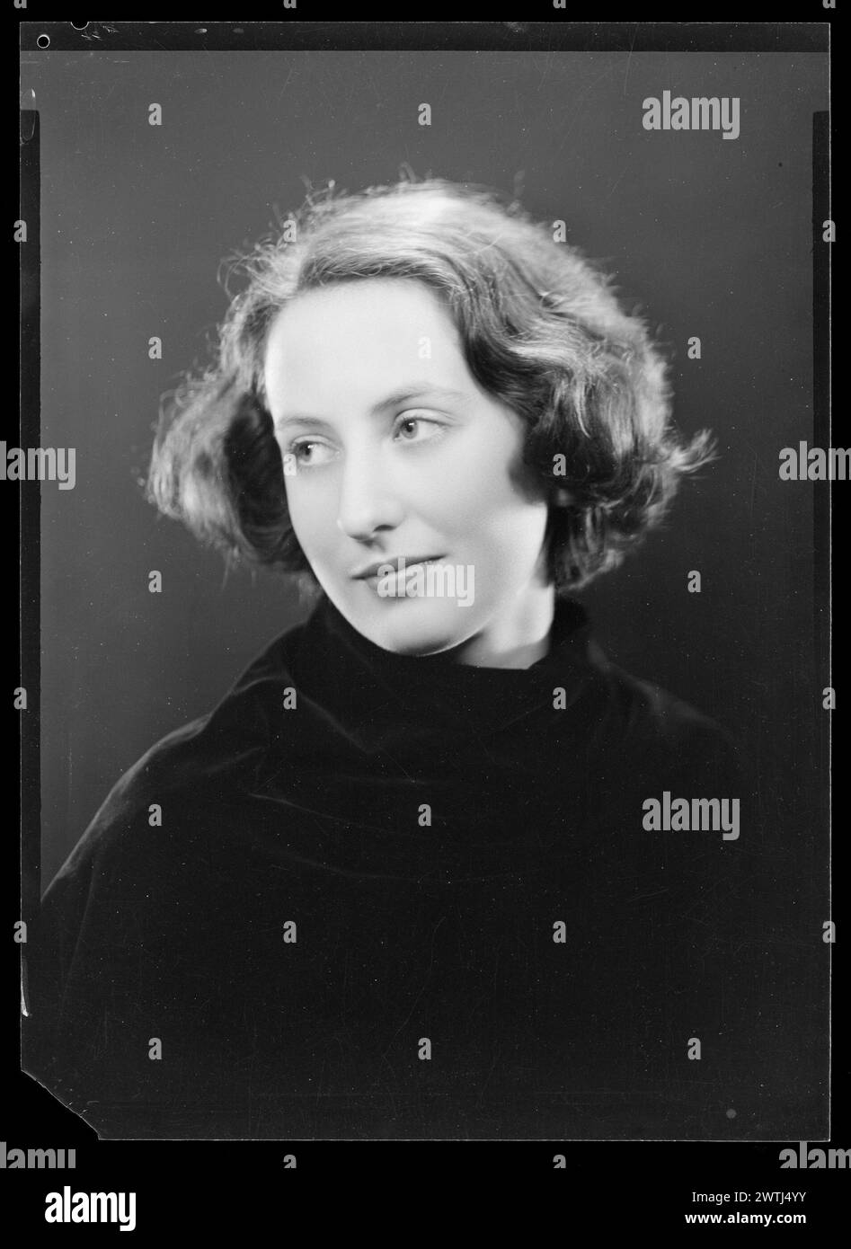 Miss Peggy Fleming black-and-white negatives, studio portraits, gelatin ...