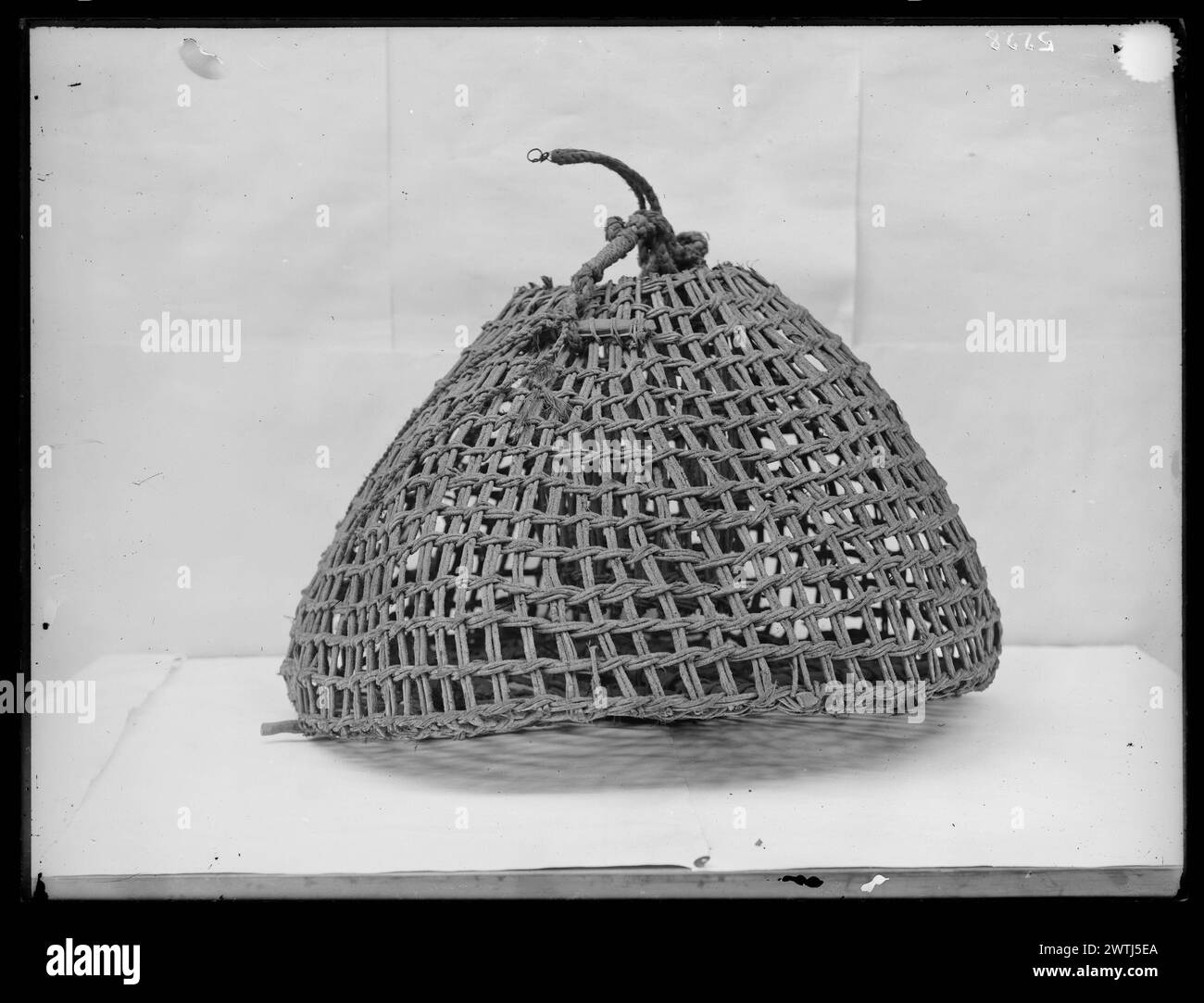 Cook Islands lobster pot (Rarotonga) black-and-white negatives, gelatin ...