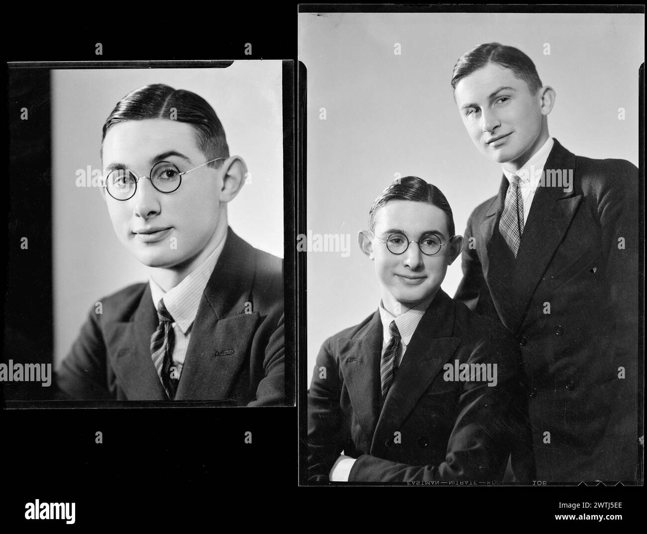 Men; inscribed 'Mr Nathan' Nitrate negatives, gelatin silver negatives ...