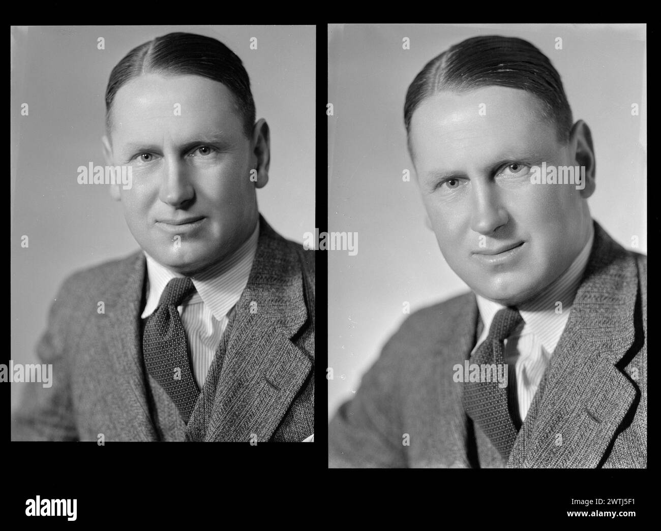 Man; inscribed 'Mr L. D. Mulligan' gelatin silver negatives, black-and ...