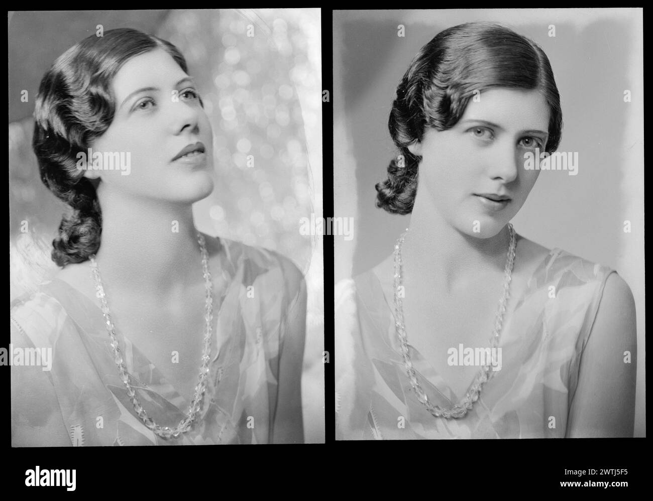 Woman; inscribed 'Miss Gibbs' gelatin silver negatives, black-and-white ...