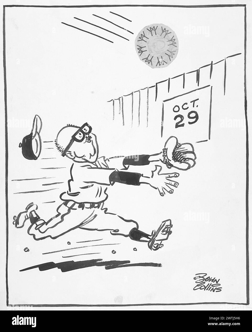 Cartoon - Man and His World Series. John Collins (1917-2007 Stock Photo ...