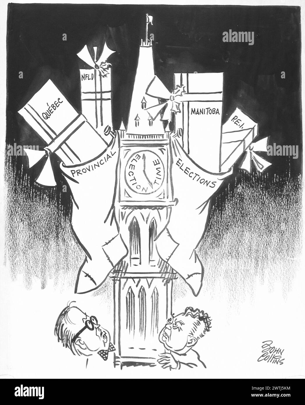 Economic growth cartoon Black and White Stock Photos & Images - Alamy