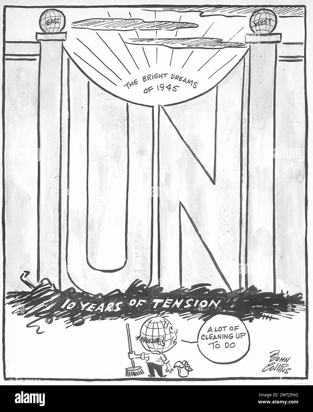 Cartoon - The Golden Gate Revisited. John Collins (1917-2007 Stock ...