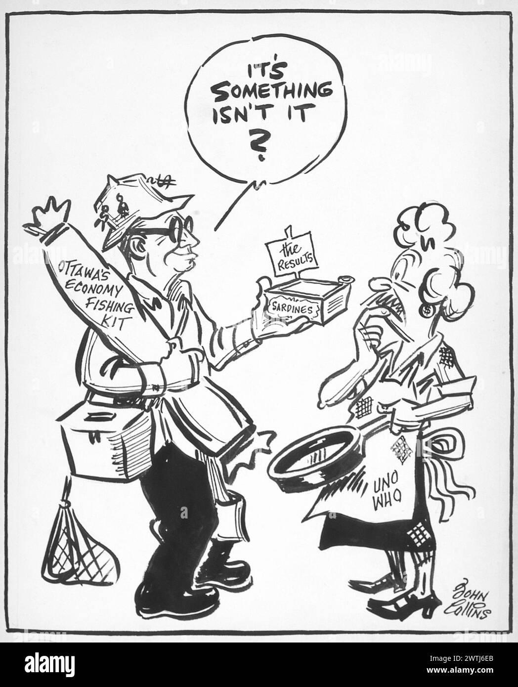 Cartoon - The Big Ones Always Seem to Get Away. John Collins (1917-2007 ...