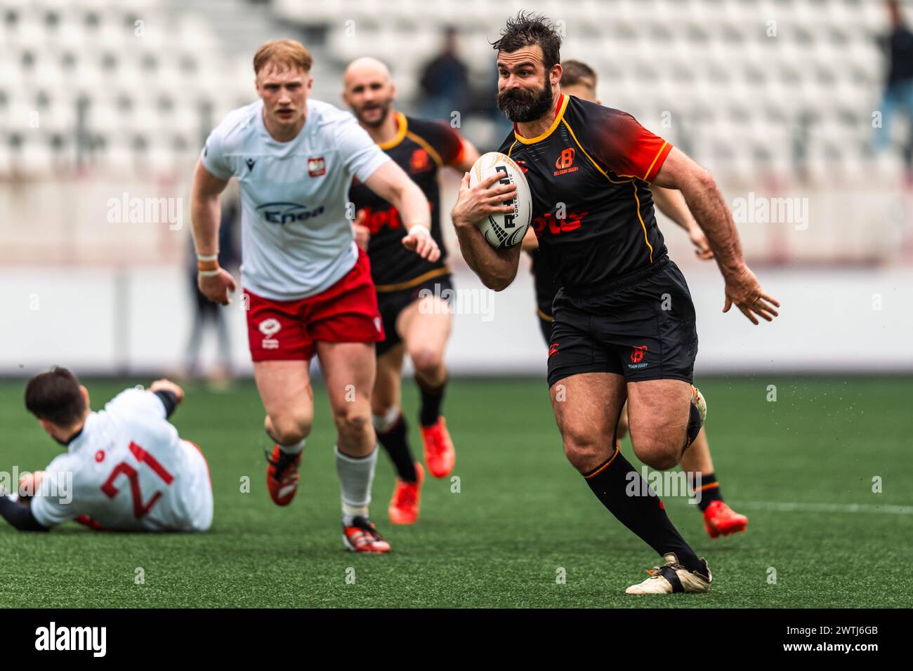 Jens TORFS of Belgium during the Rugby Europe Championship 2024 Finals ...