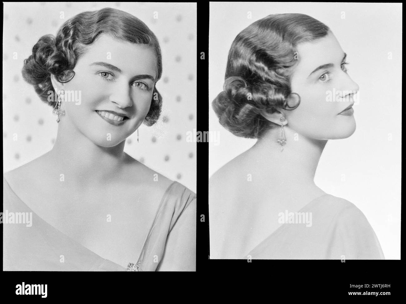 Woman; inscribed 'Mrs Fitzgerald' Nitrate negatives, gelatin silver ...