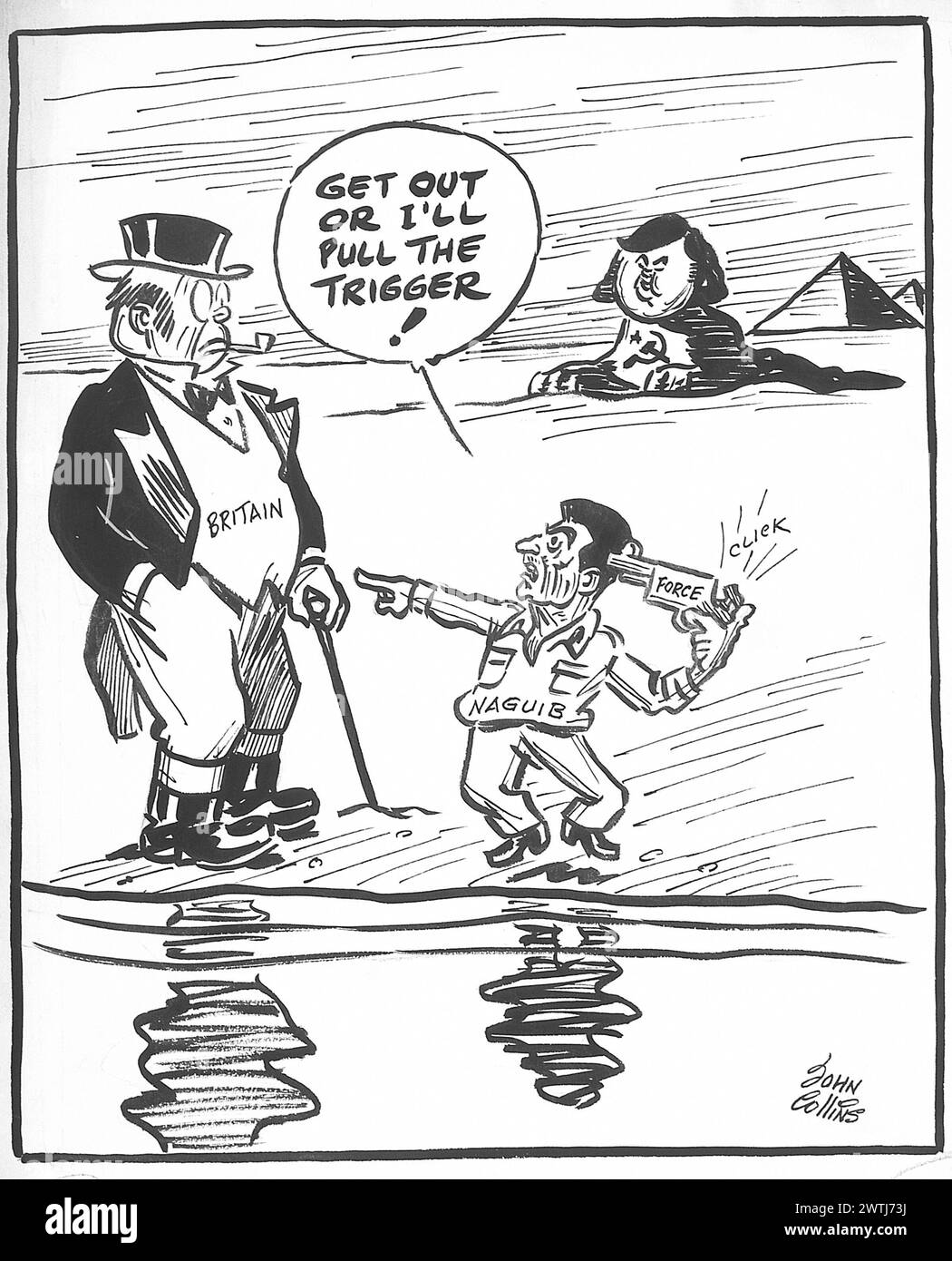 John collins cartoon Black and White Stock Photos & Images - Alamy
