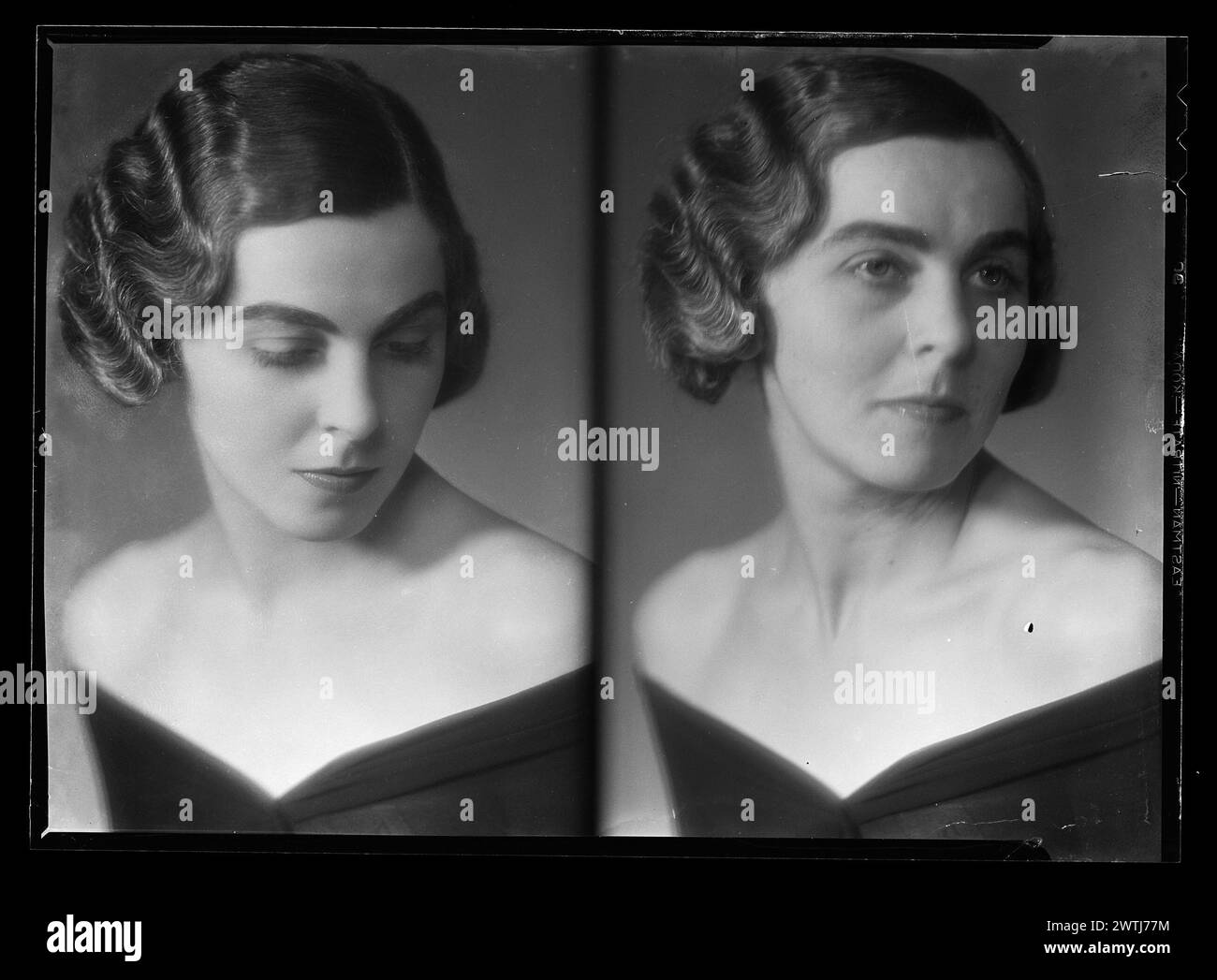 Woman; inscribed 'Miss D. Handley'' Nitrate negatives, gelatin silver ...