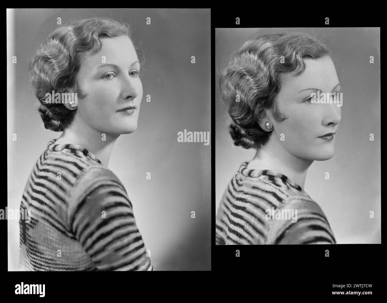Woman; inscribed 'Miss Ray Grindley' gelatin silver negatives, black ...