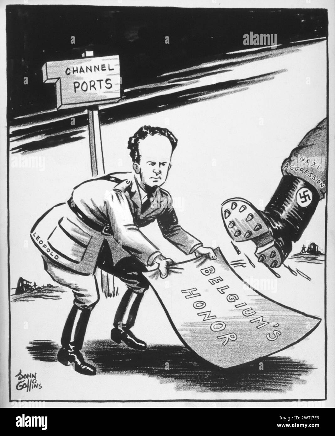 Sir john collins hi-res stock photography and images - Alamy