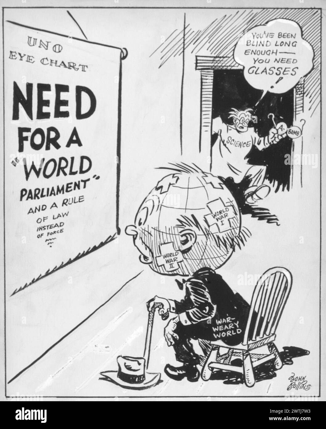 Cartoon - That Should Help Him to See It. John Collins (1917-2007 Stock ...