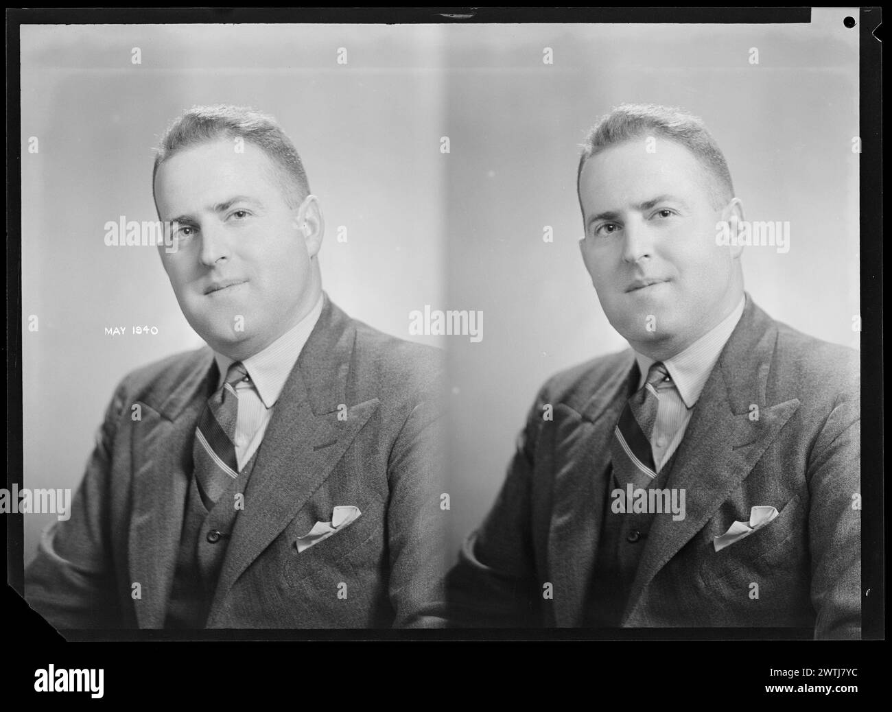 Man; inscribed 'R. Wilkinson, General Motors' gelatin silver negatives ...