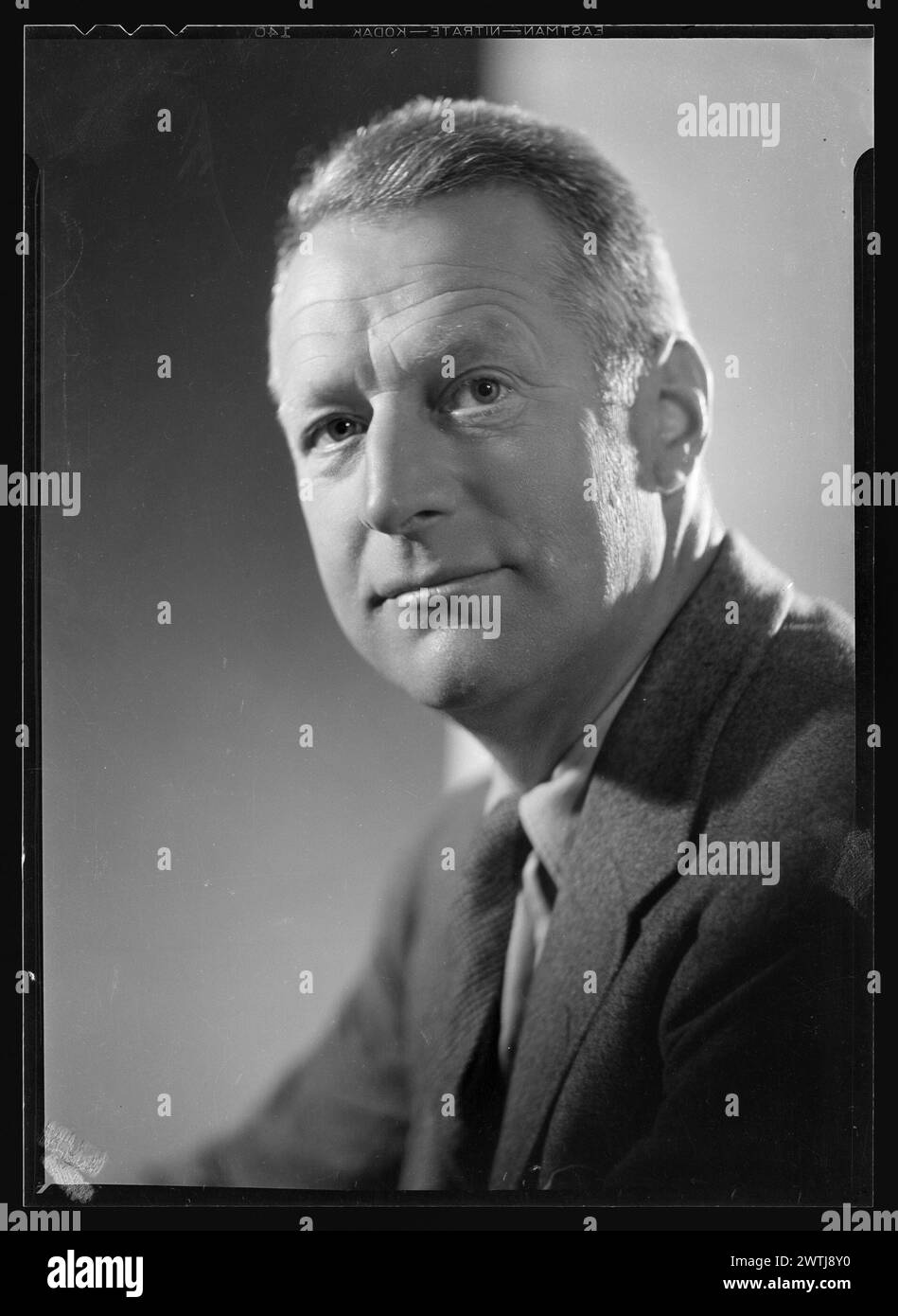 Mr Frank Pearce Nitrate negatives, black-and-white negatives Stock ...