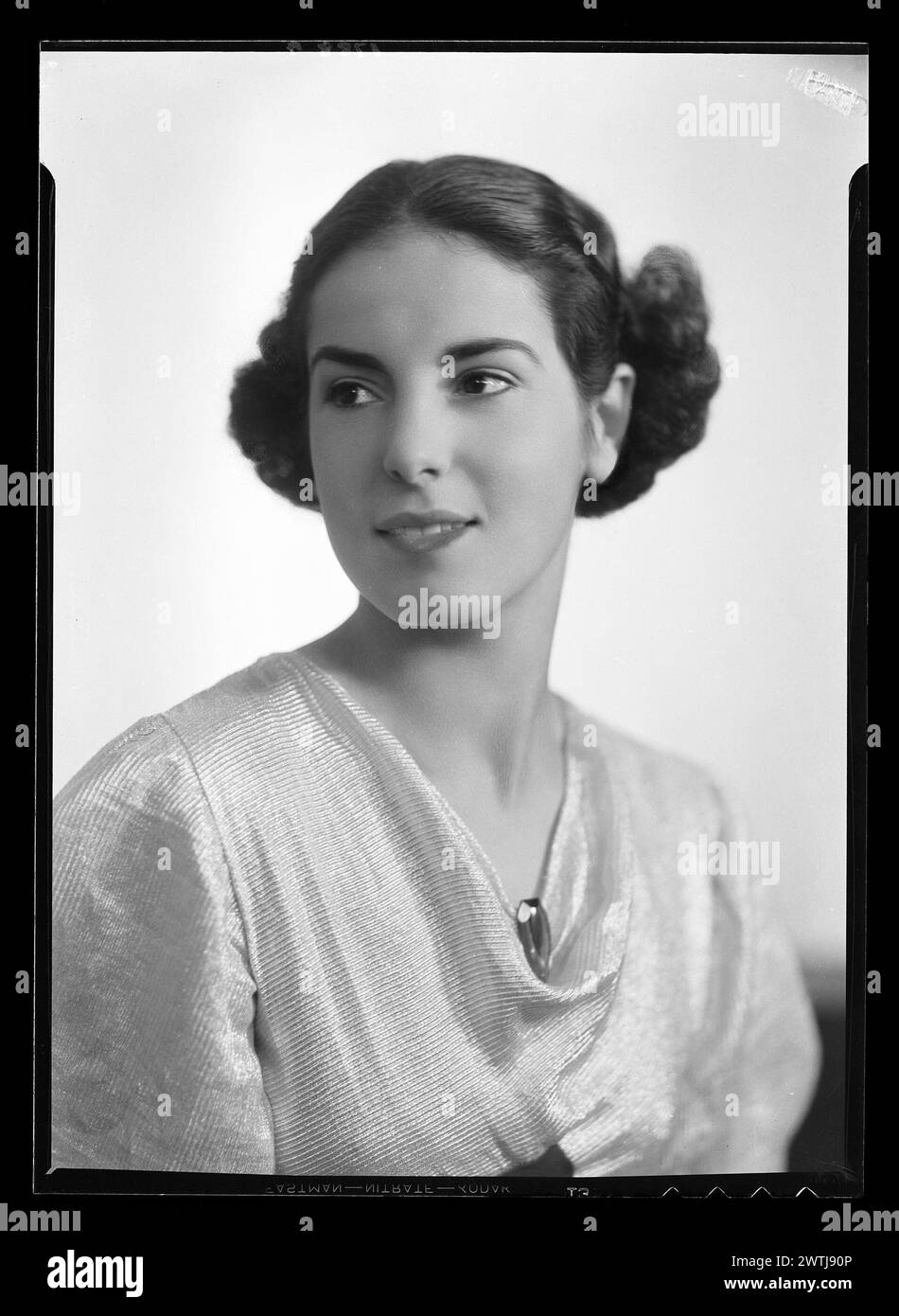 Woman; inscribed 'Miss M. Akel' Nitrate negatives, gelatin silver ...