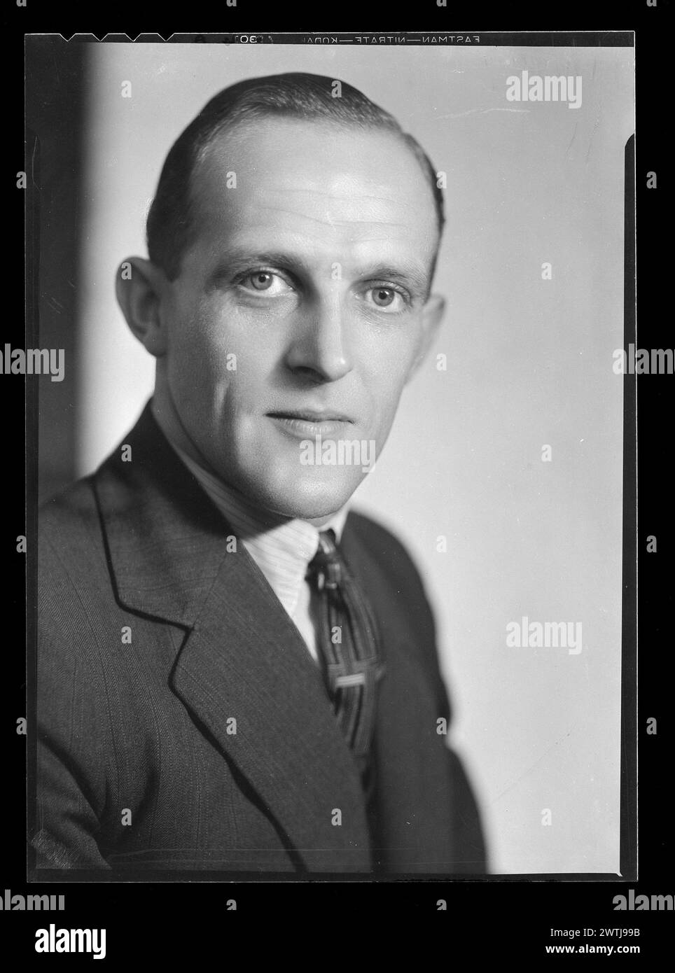Man; inscribed 'Mr Sutherland' Nitrate negatives, gelatin silver ...