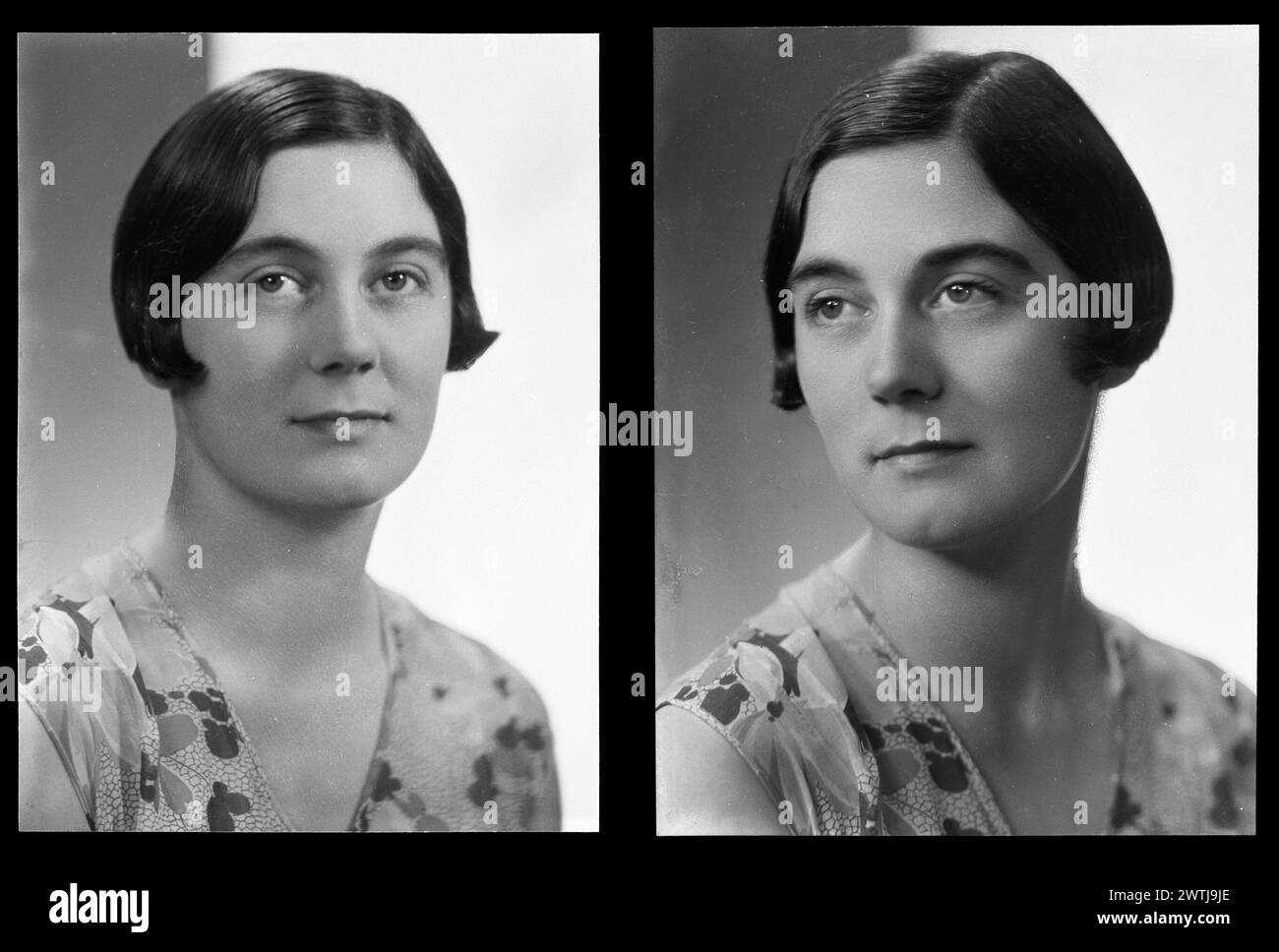 Woman; inscribed 'Miss Gibson' gelatin silver negatives, black-and ...