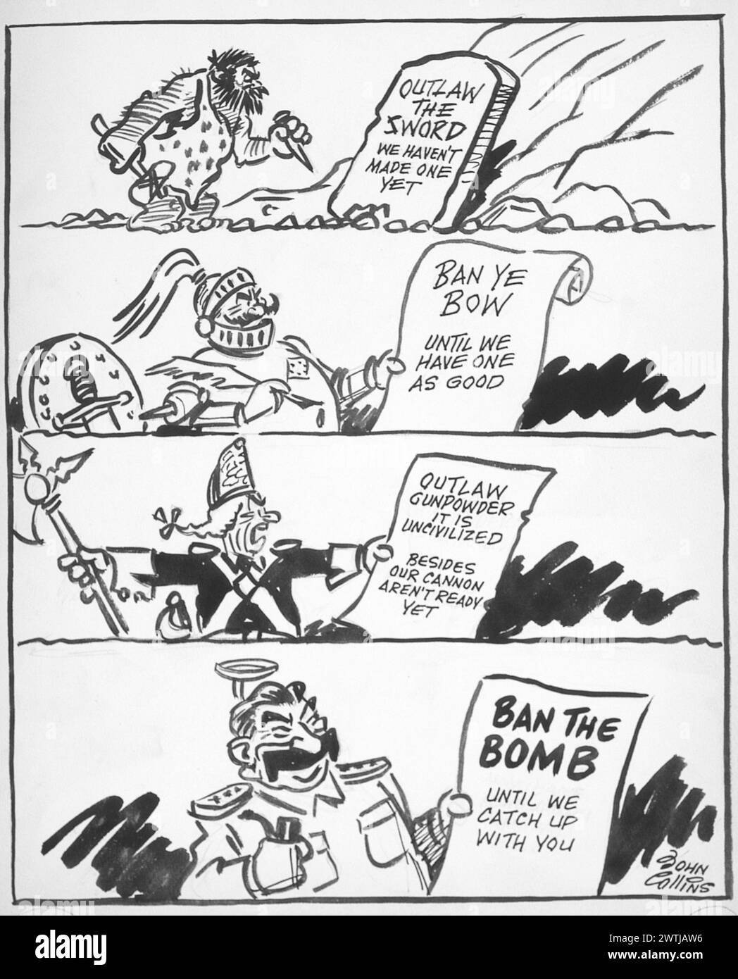 Cartoon - A Short History of Peace Petitions. John Collins (1917-2007 ...