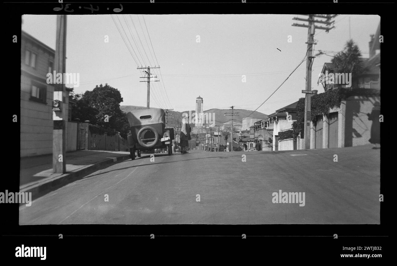 Webb Street, looking east from near Thompson Street gelatin silver ...