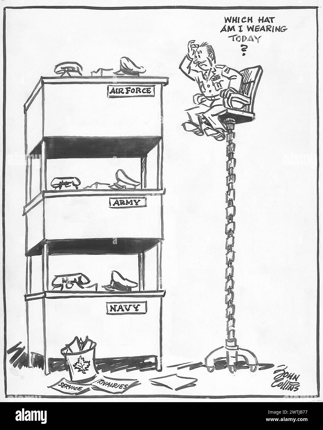 Cartoon - The Very Model of a Modern Major-General. John Collins (1917 ...