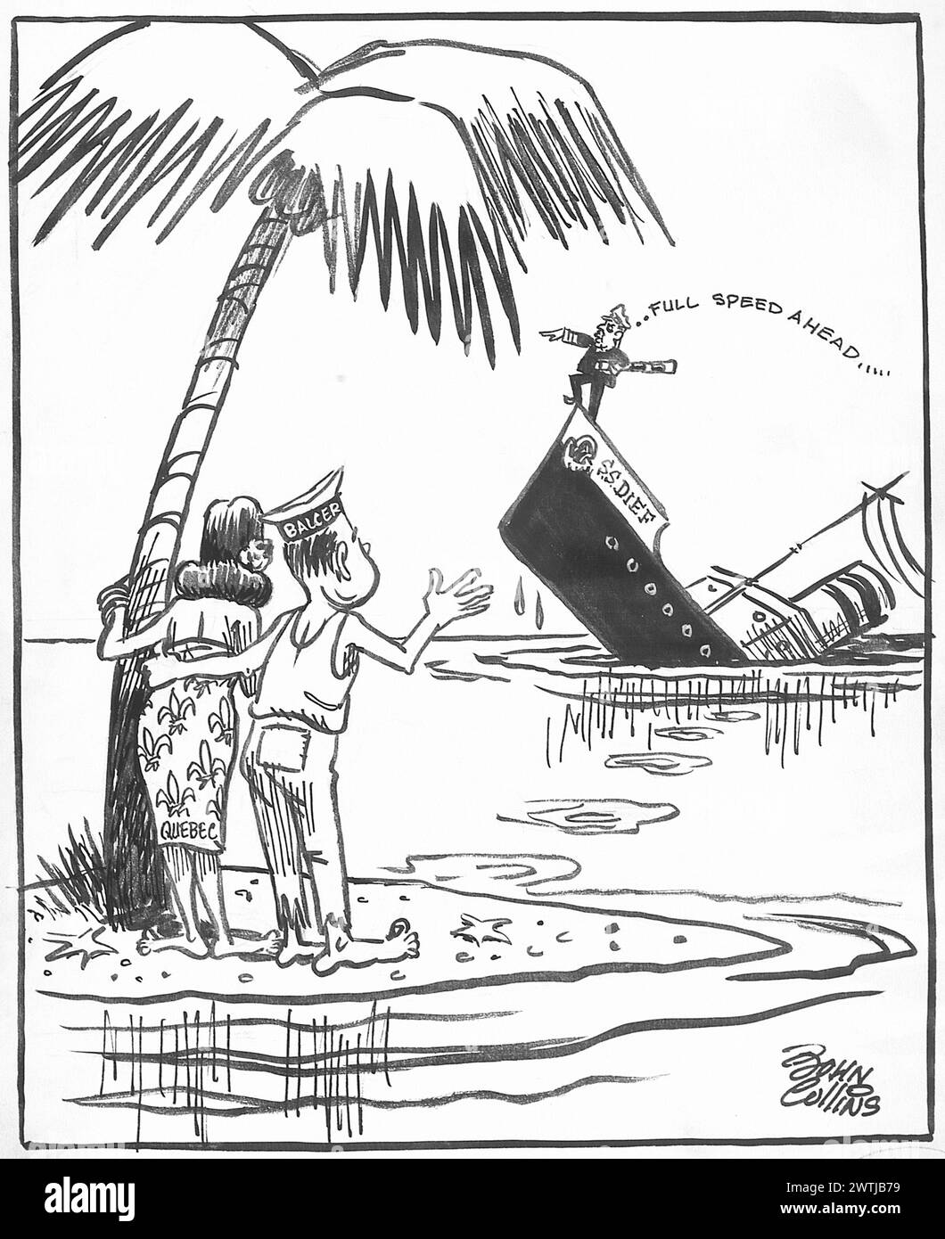 Man overboard Black and White Stock Photos & Images - Alamy