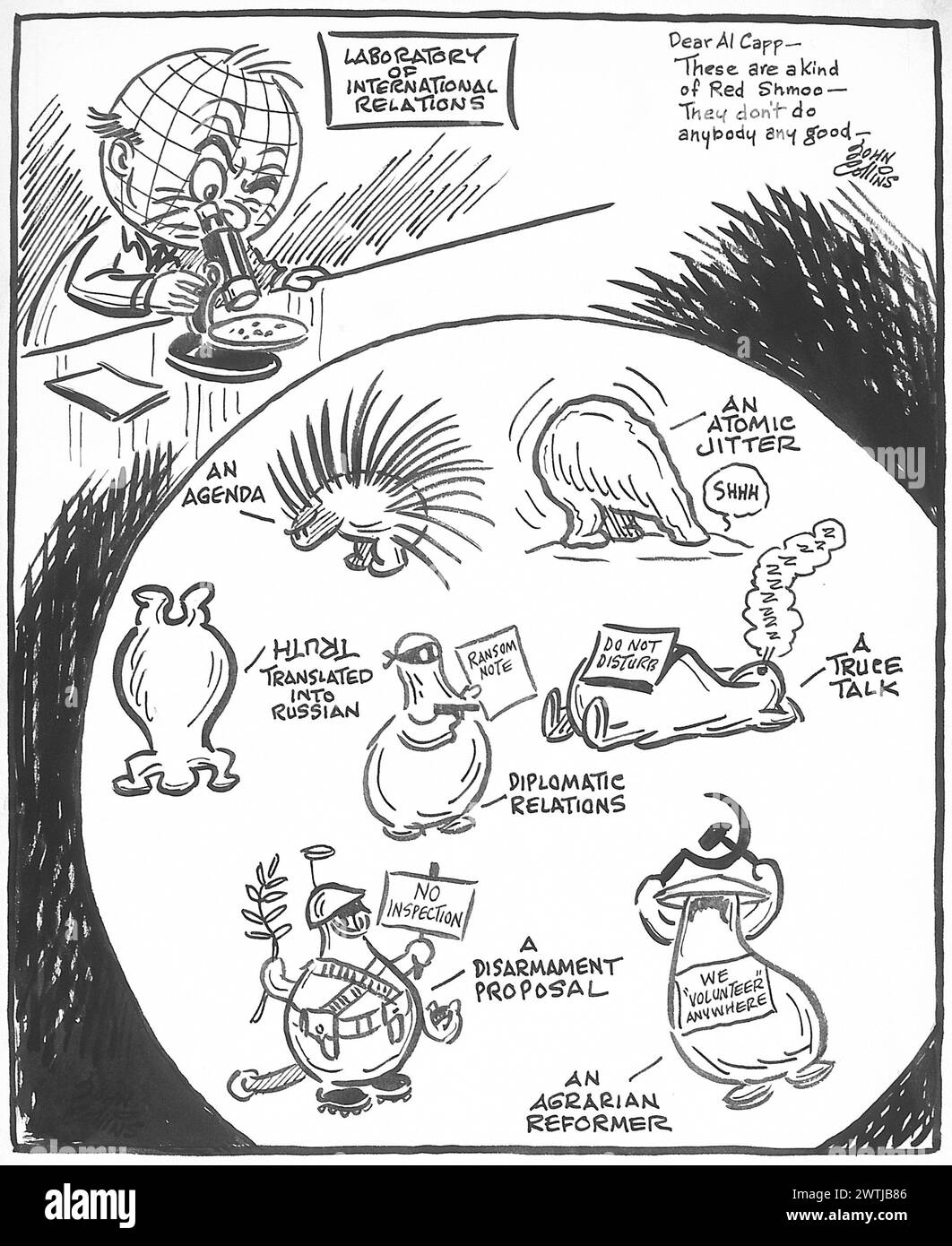 Cartoon cold war hi-res stock photography and images - Alamy