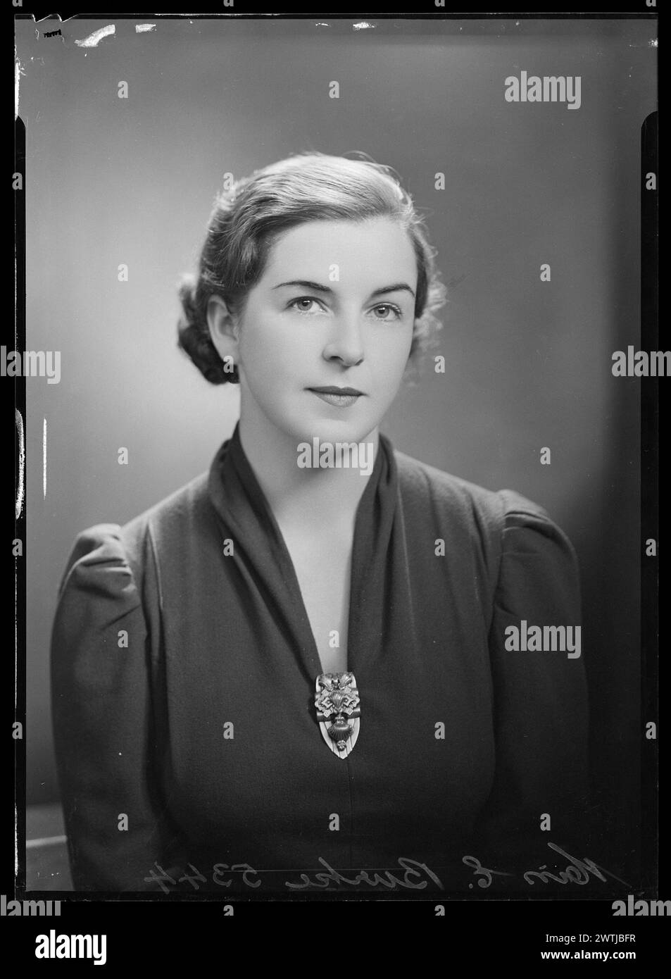 Miss E Burke gelatin silver negatives, black-and-white negatives ...