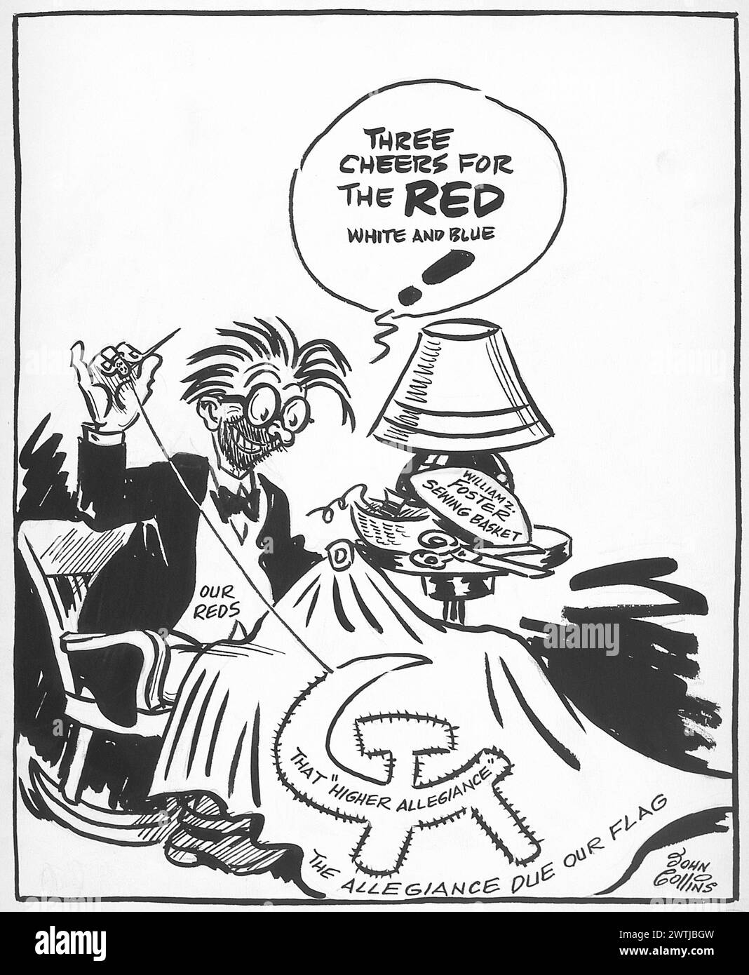Cartoon - A Banner with a Strange Device. John Collins (1917-2007 Stock ...