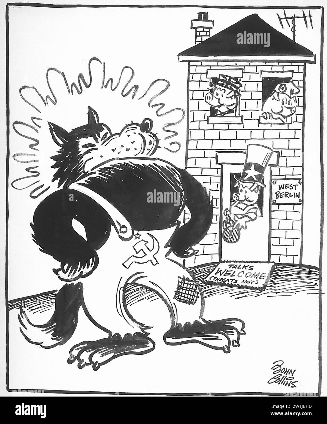 Huff and puff Black and White Stock Photos & Images - Alamy