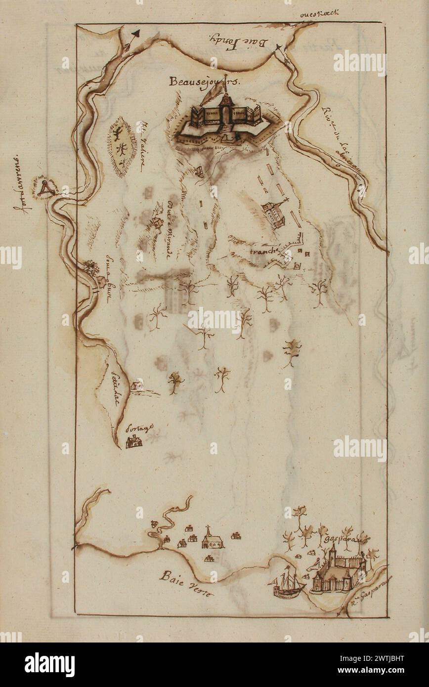 Map of beausejour hi-res stock photography and images - Alamy