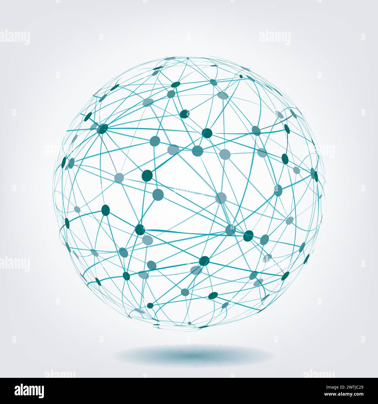 Abstract Dark Blue Sphere, Vector Illustration Stock Vector Image & Art ...