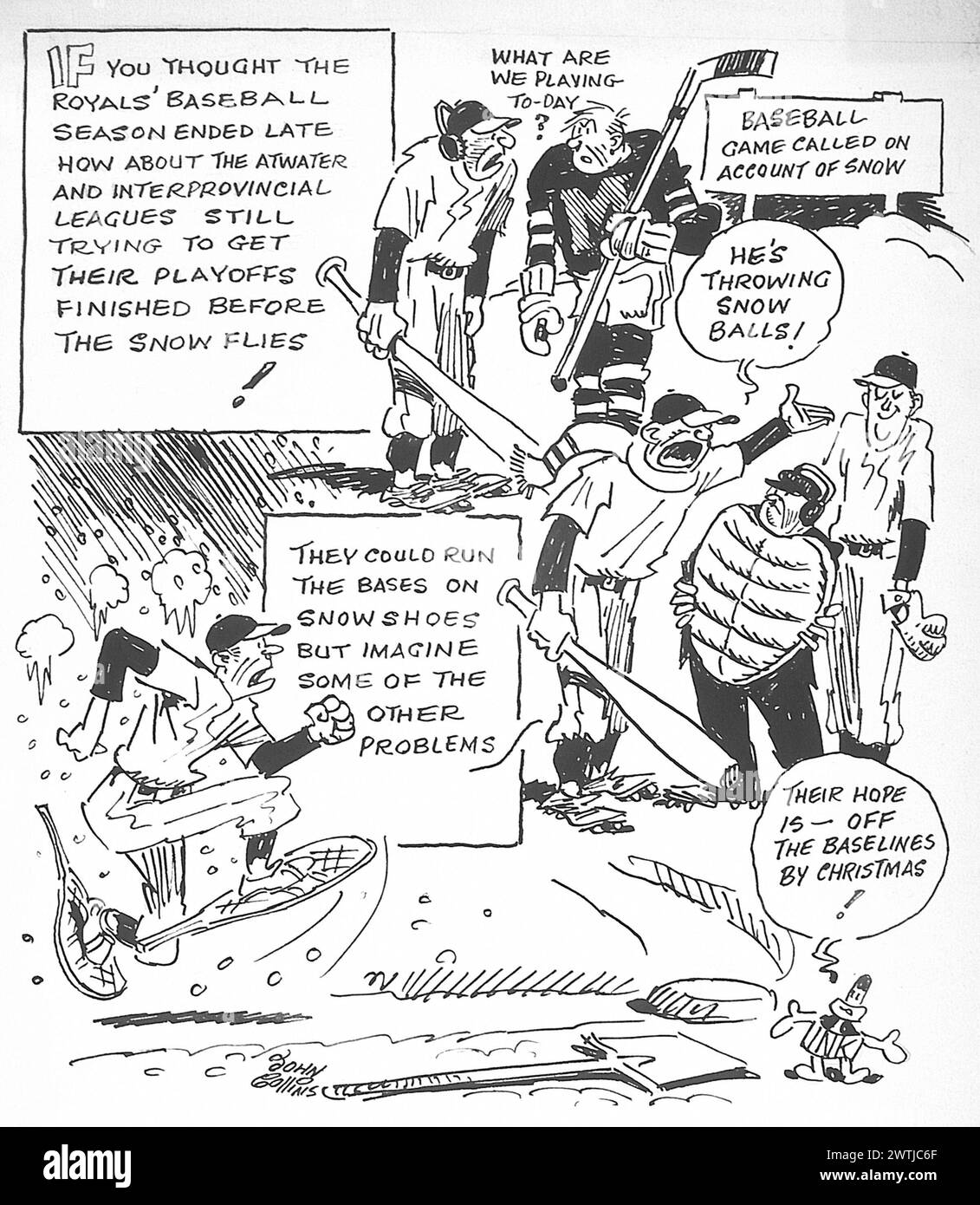 Cartoon june in january Black and White Stock Photos & Images - Alamy