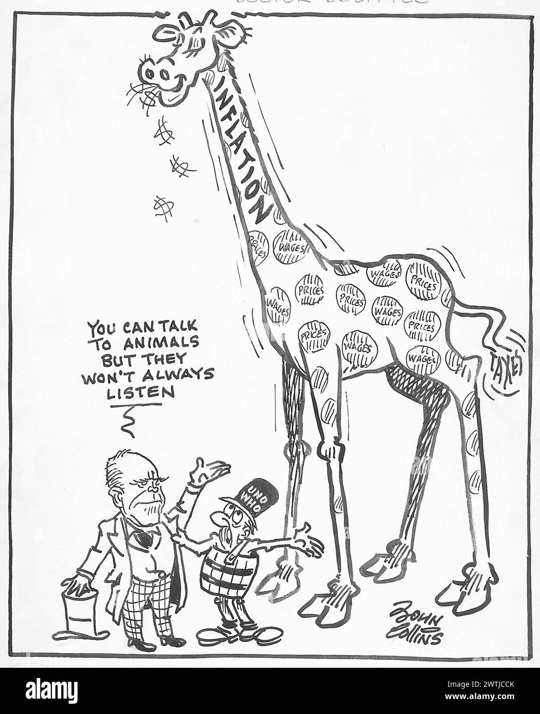 Cartoon - Doctor Dolittle. John Collins (1917-2007 Stock Photo - Alamy