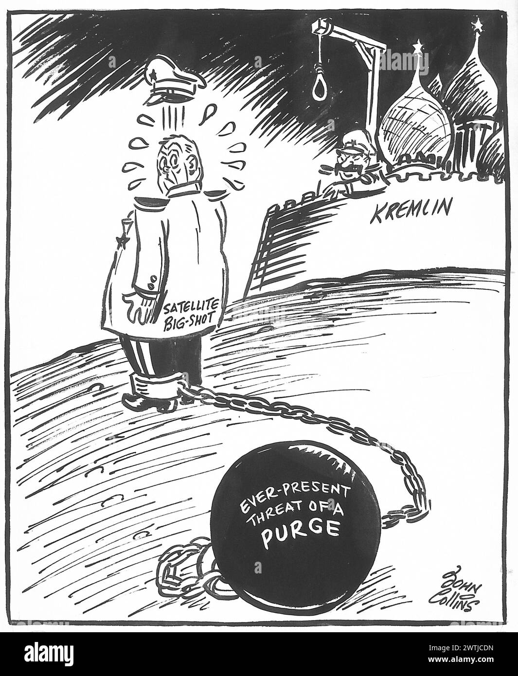 Cartoon - Chain of Office. John Collins (1917-2007 Stock Photo - Alamy