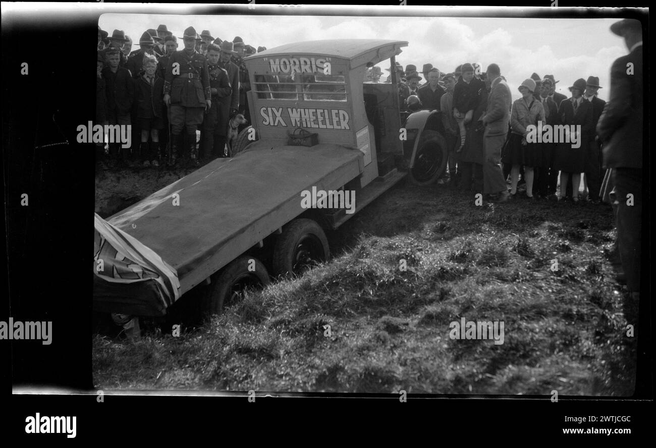 [Morris 6-Wheel Truck Trials] gelatin silver negatives, black-and-white ...