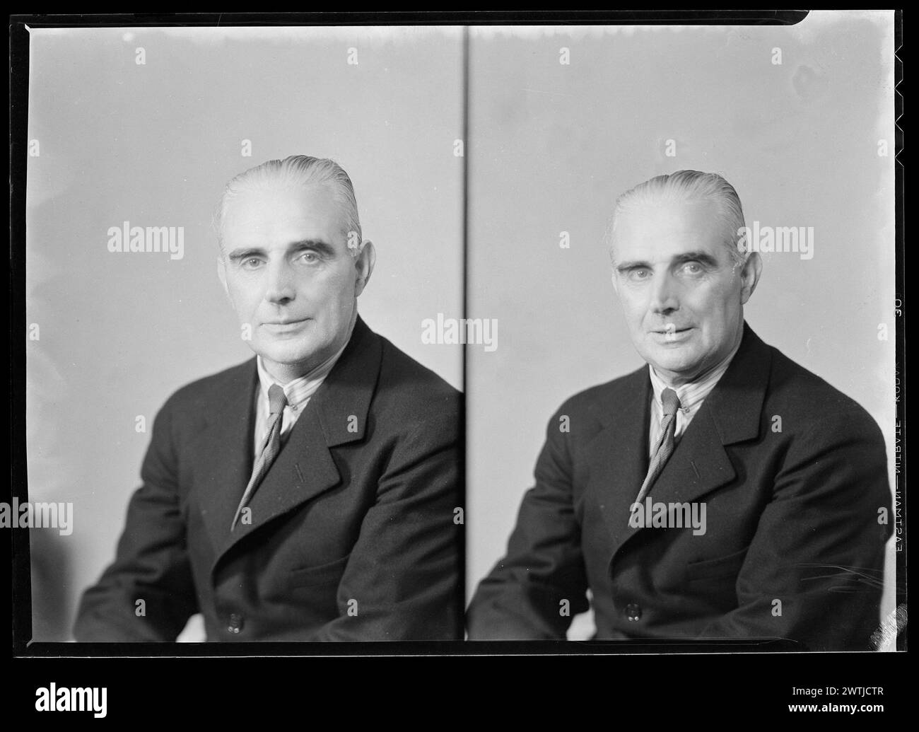 Man; inscribed 'Dr Graham Robertson' Nitrate negatives, gelatin silver ...